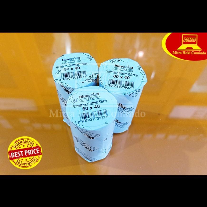 Jual Kertas Thermal Kertas Kasir Kertas Struk Resi Blueprint Lite 80x40 ...