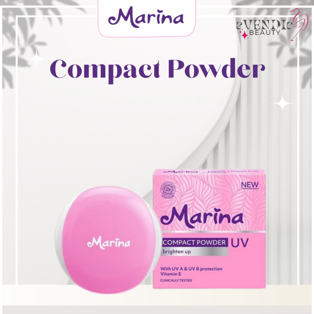 Jual Marina Compact Powder UV Brighten Up 12gr - Bedak Padat Marina ...