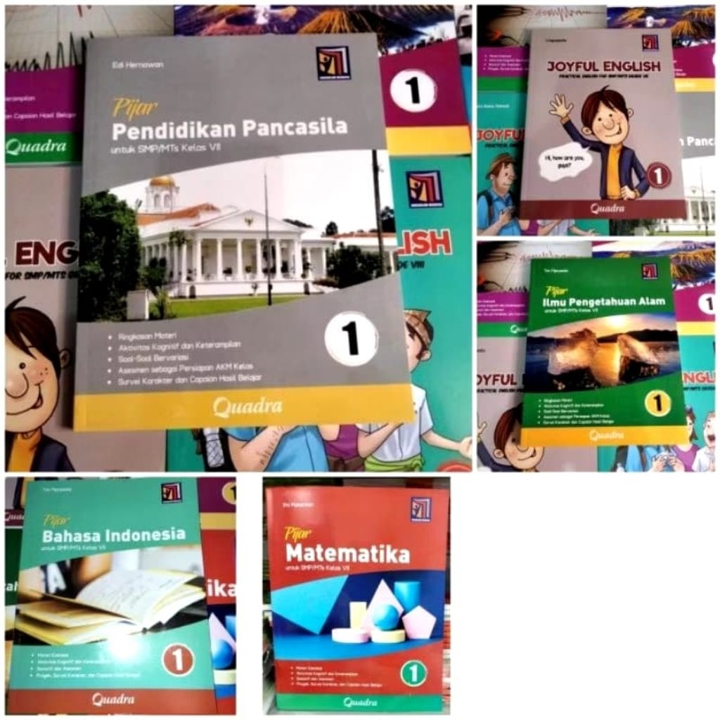 Jual Buku Pijar Quadra SMP Kelas 7 Kurikulum Merdeka | Shopee Indonesia