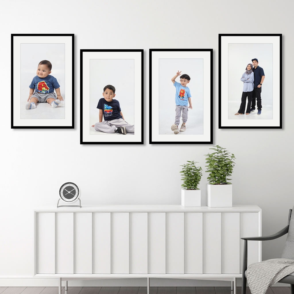 Jual Paket Cetak Foto 4pcs + List Bingkai 10R 20x30cm Langsung Tempel ...