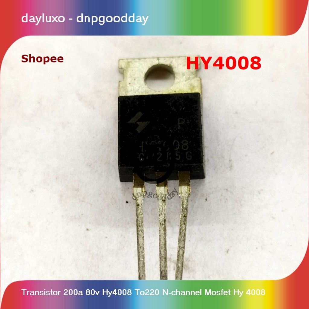 Jual transistor 200a 80v hy4008 to220 n-channel mosfet hy 4008 | Shopee Indonesia