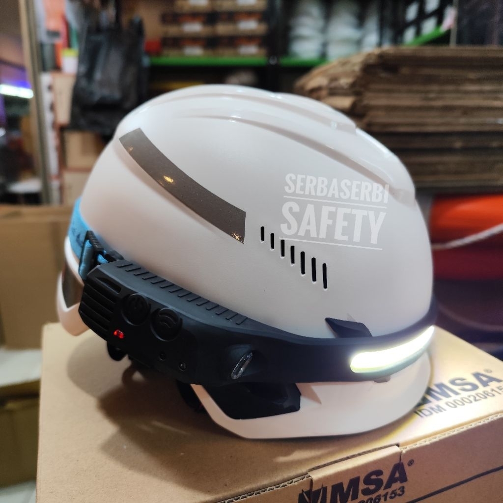 Jual Helm Safety MSA Climbing H1 Safety Helmet Rescue MSA V-Gard + Head ...