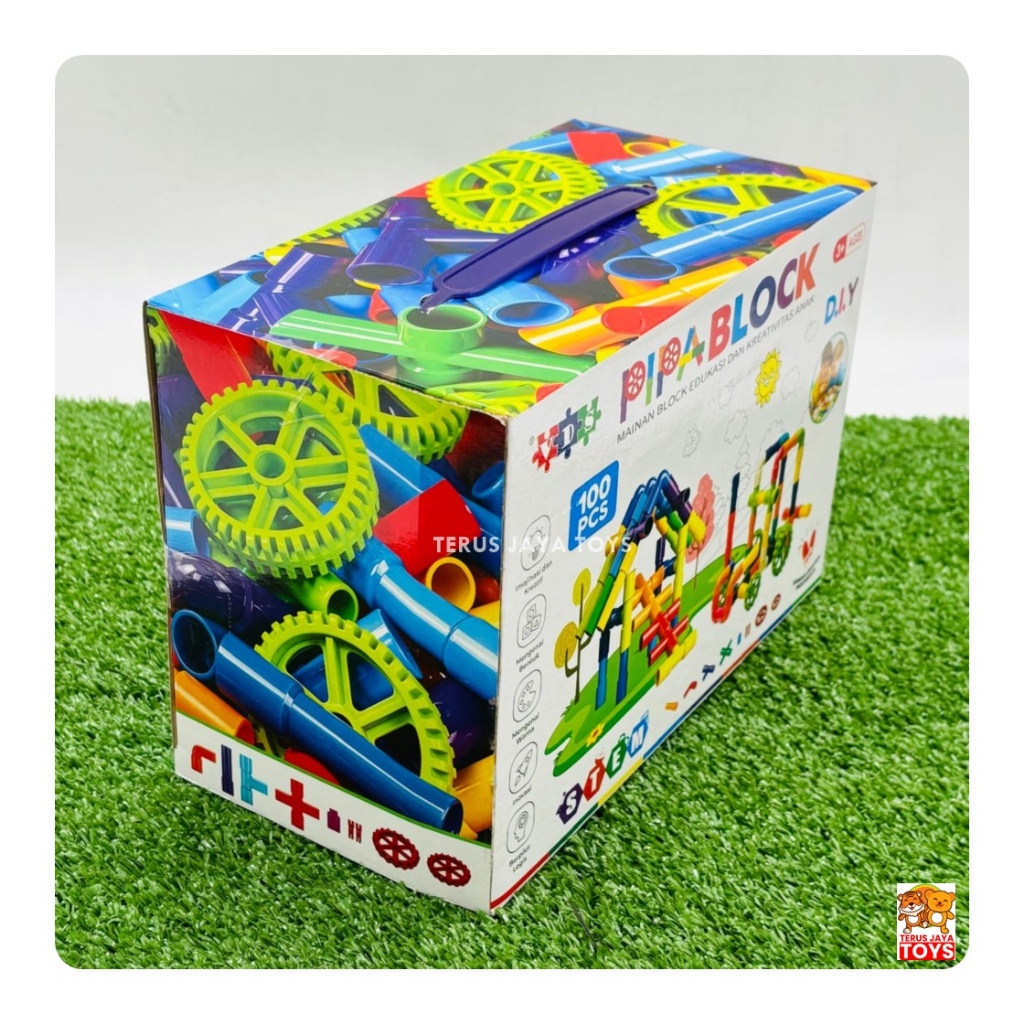 Jual MAINAN EDUKASI ANAK BLOCKS PIPA PREMIUM | Shopee Indonesia