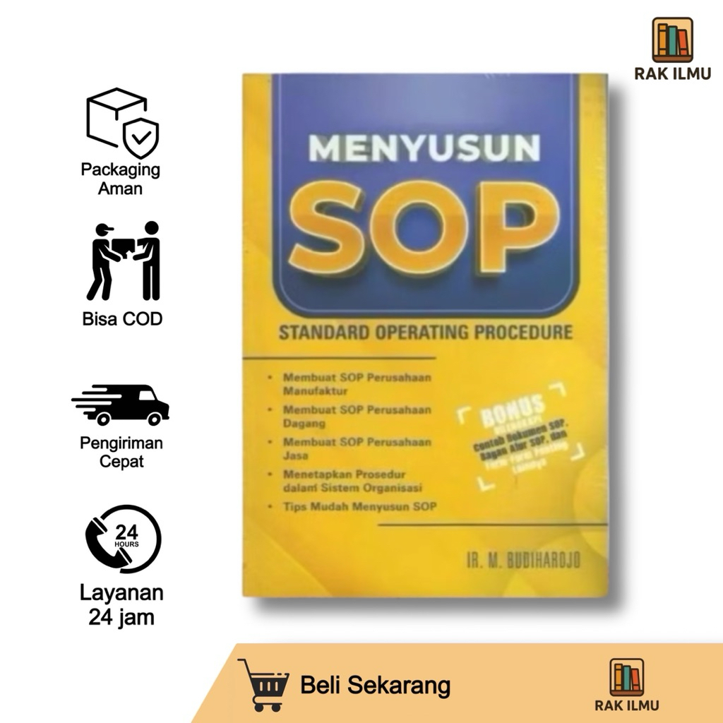 Jual BUKU MENYUSUN SOP (Standard Operating Procedure) | Shopee Indonesia