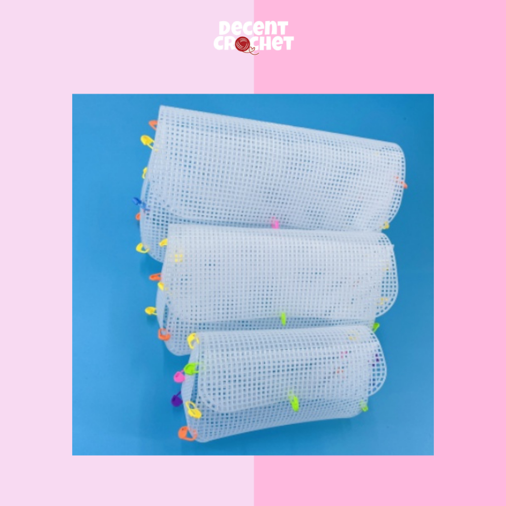 Jual Decent Crochet - Kanvas Plastik / Plastic Canvas Clutch / Jaring ...