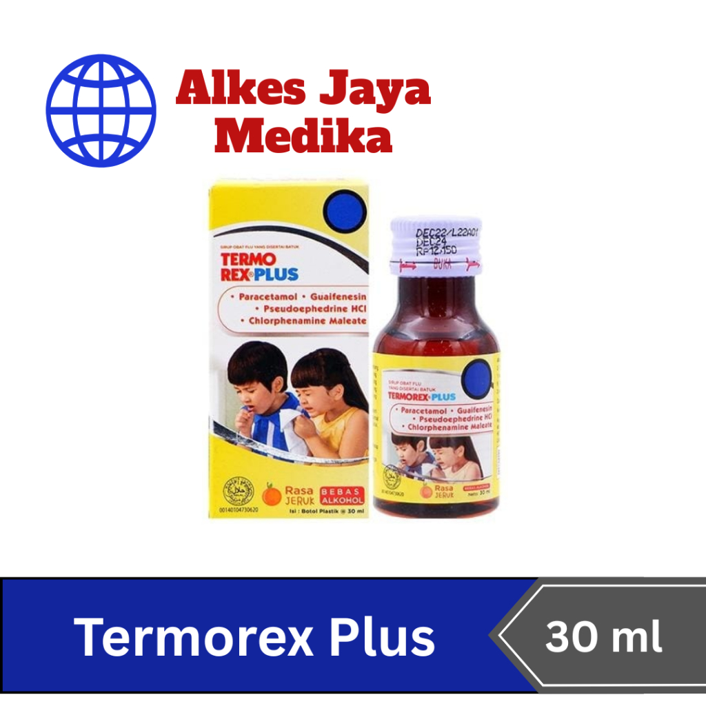 Jual Termorex Plus 30ml - Obat Batuk Pilek Anak | Shopee Indonesia