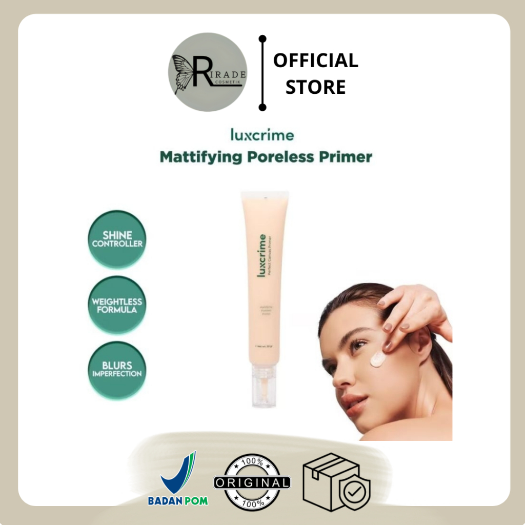 Jual Luxcrime - perfect canvas primer mattifying poreless primer ...