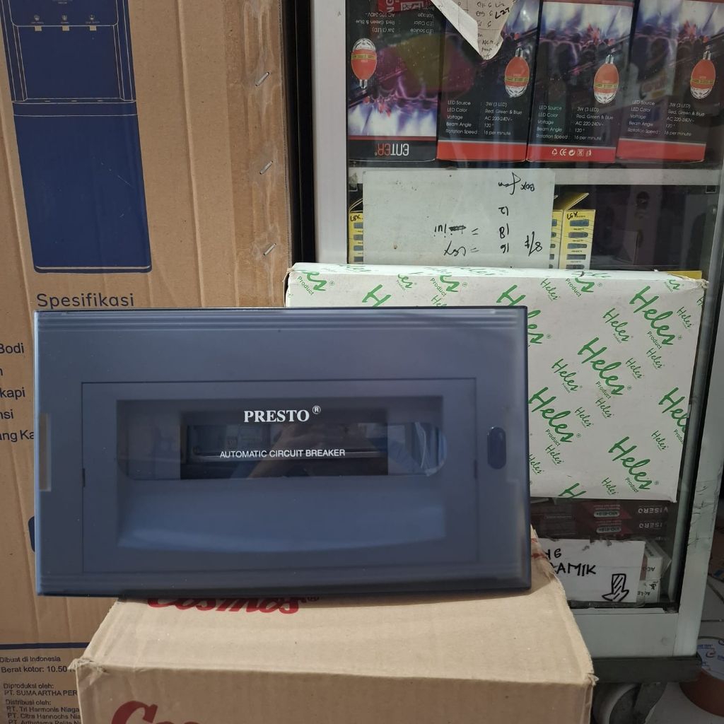 Jual Box mcb presto 12 group inbow dengan tutup || Box mcb isi 12 ...