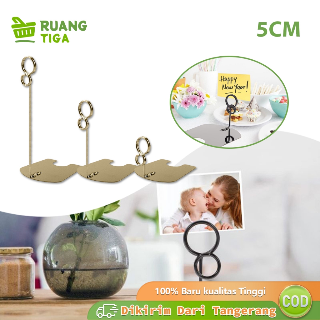 Jual Tiang Nomer Meja Price Tag Stand Display Holder 5cm Stainless ...