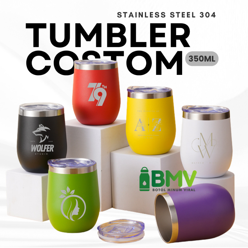 Jual Tumbler Custom Grafir Stainless Merchandise Hampers Gift Souvenir ...