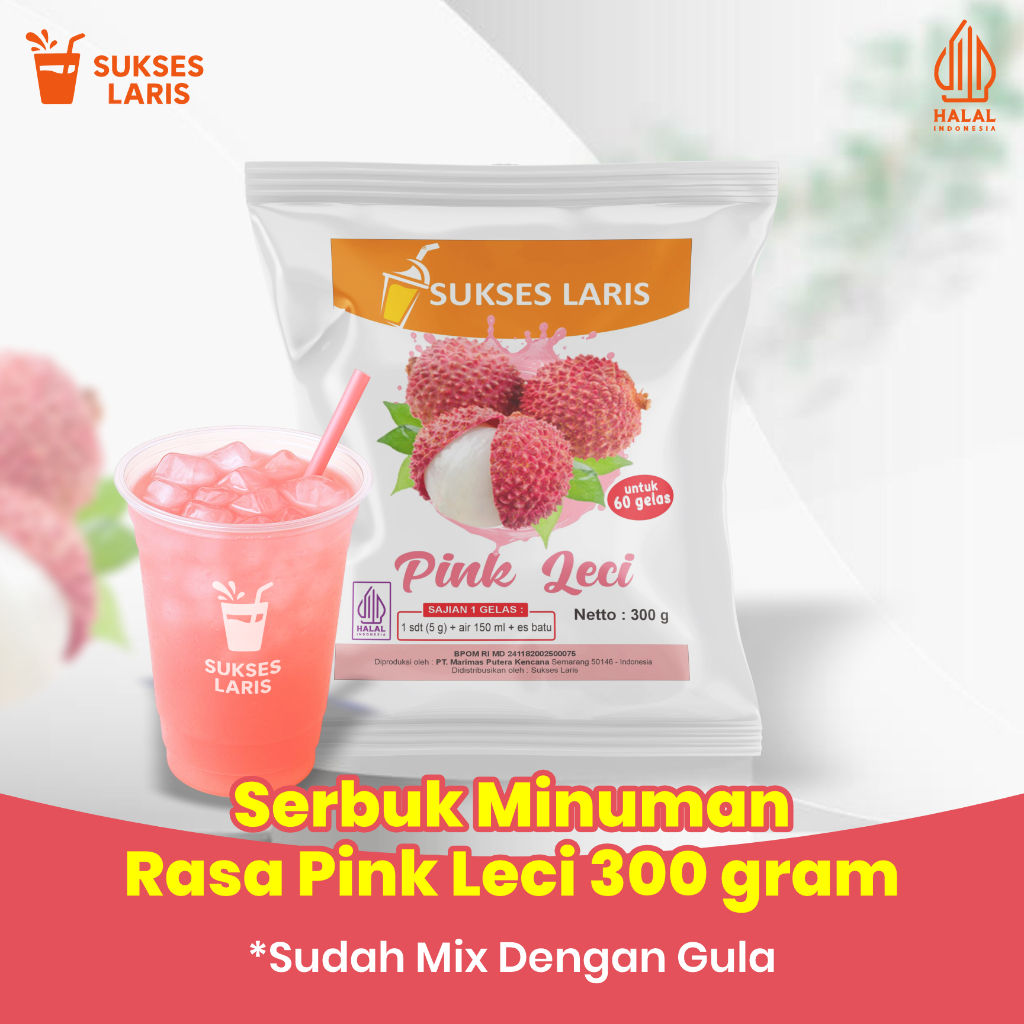 Jual BUBUK MINUMAN RASA 300 GRAM | POWDER MINUMAN RASA LECI | SERBUK ...