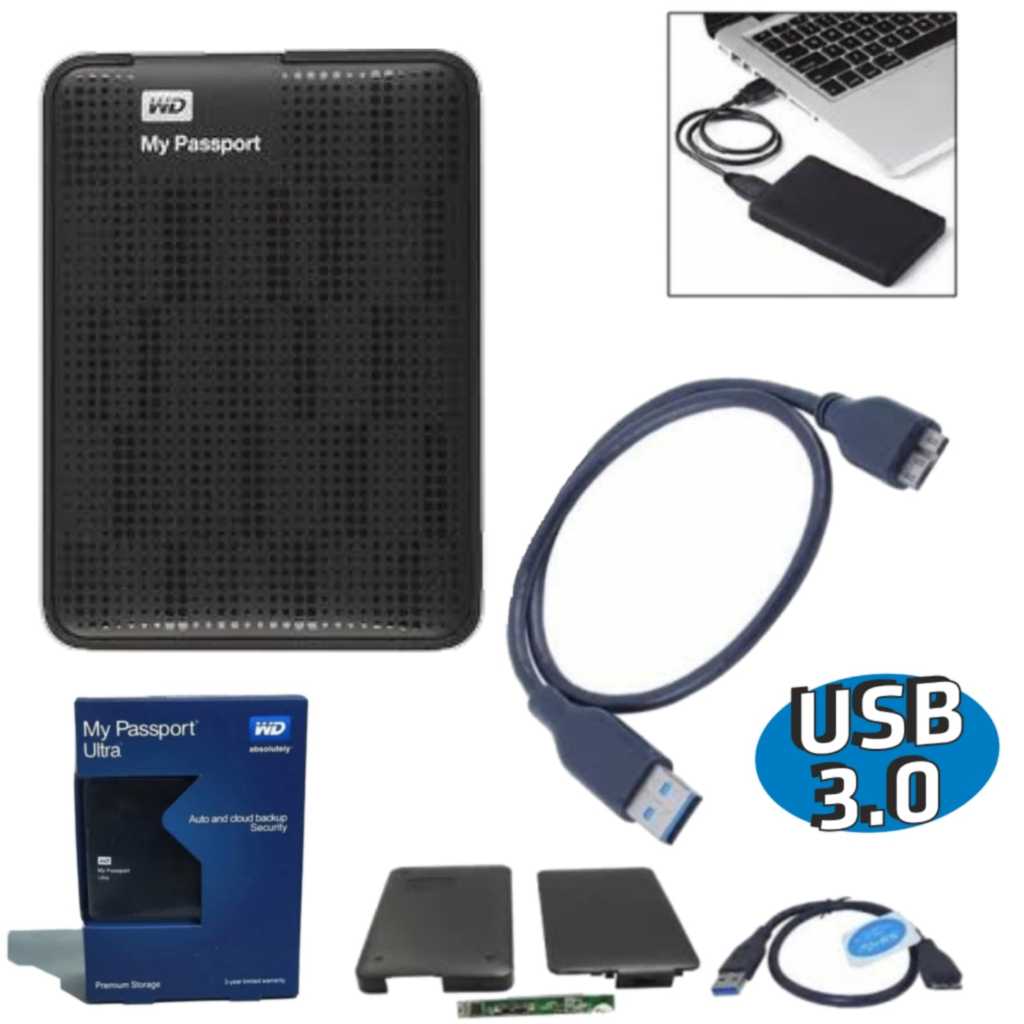 Jual WD My Passport Ultra Casing Hardisk External Case Sata HDD 2,5" USB 3.0 Casing Hard disk PC ...