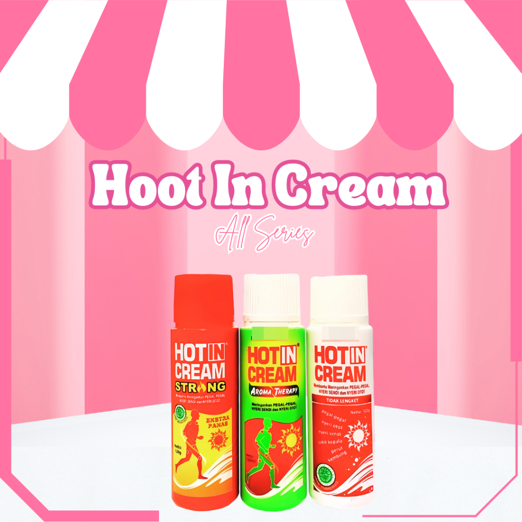 Jual HOT IN CREAM KEMASAN BOTOL | 60gr STRONG | PUTIH | HIJAU | MERAH ...