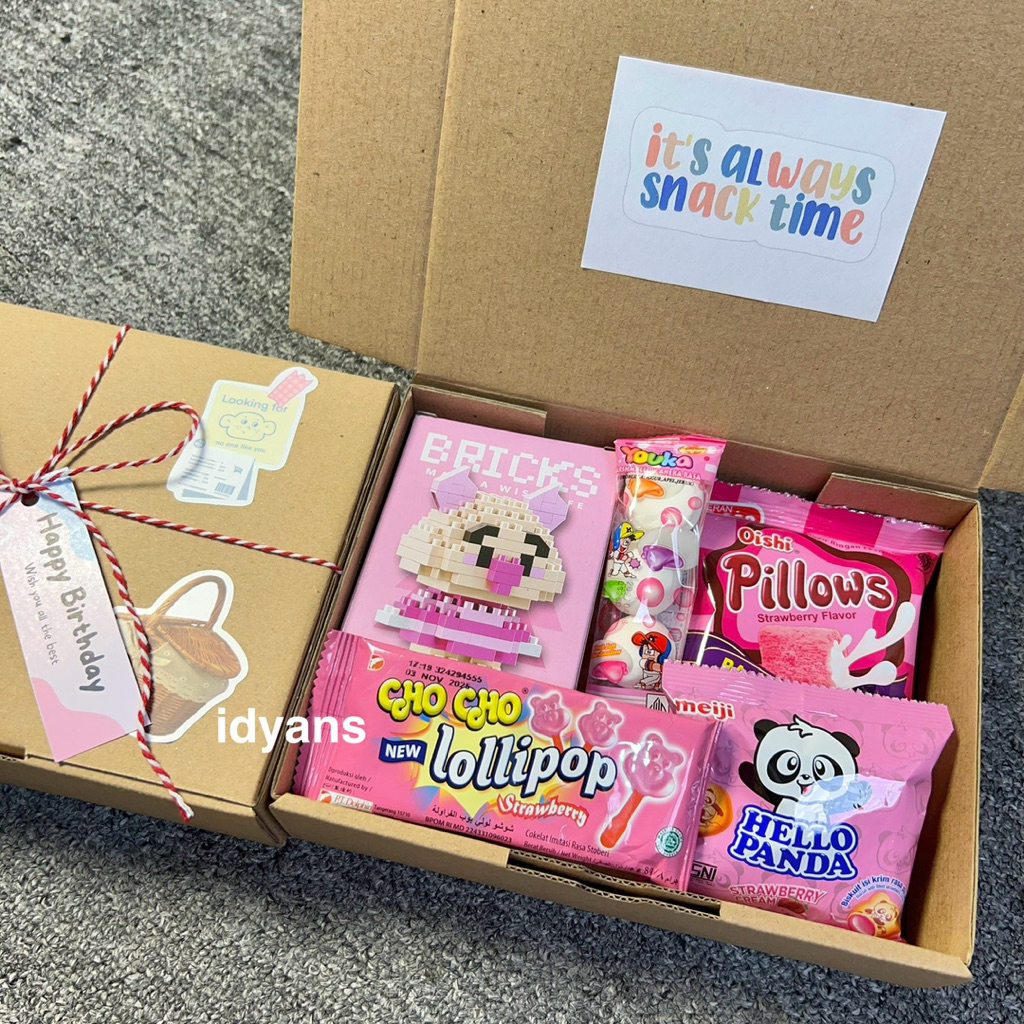 Jual GIFTBOX SNACK / BINGKISAN SNACK / KADO SNACK / HADIAH ULANG TAHUN ...