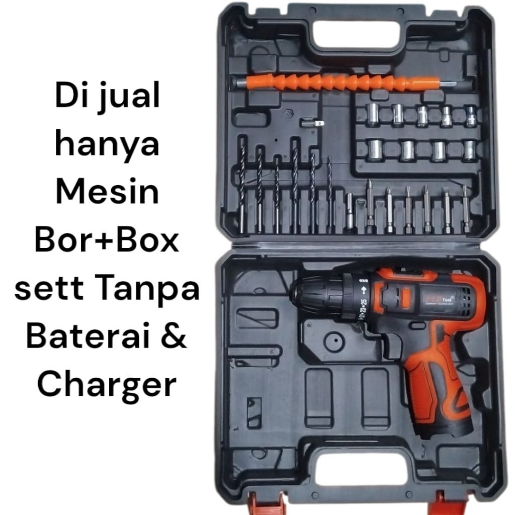 Jual JLD 12V mesin bor baterai bor jld MERAH 12 volttanpa baterai dan ...