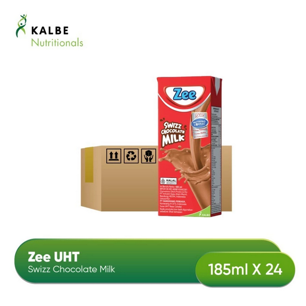 Jual Zee UHT Chocolate Milk 200ml / Zee UHT Strawberry Milk | Shopee ...