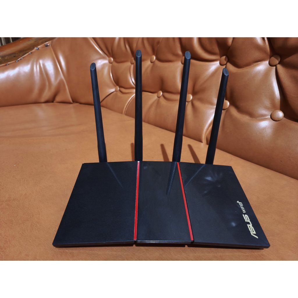 Jual Router Asus dual band wifi 6, model RT-AX55, normal layak pakai ...