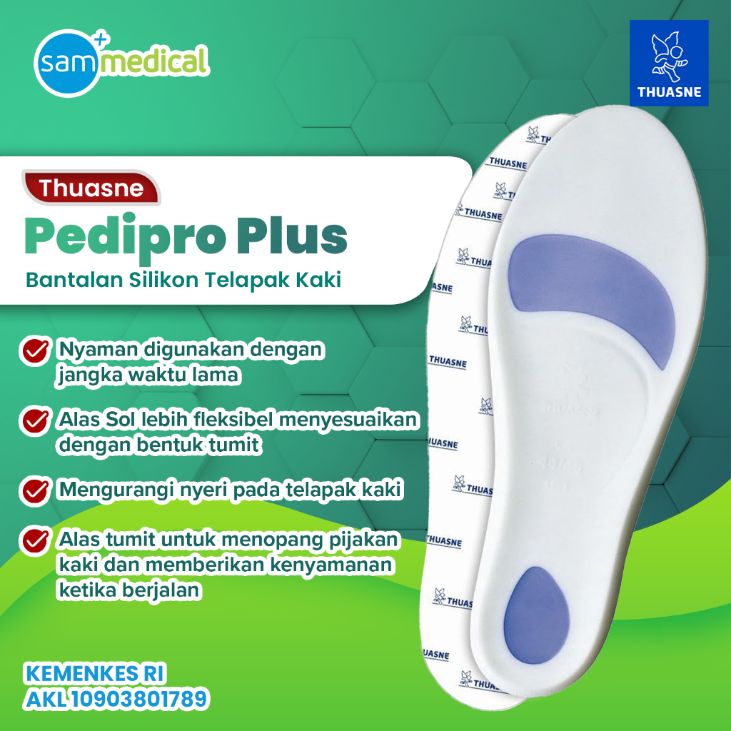 Jual Thuasne Pedi Pro Plus Insoles / Bantal Silikon Elastis Kaki / Gel ...