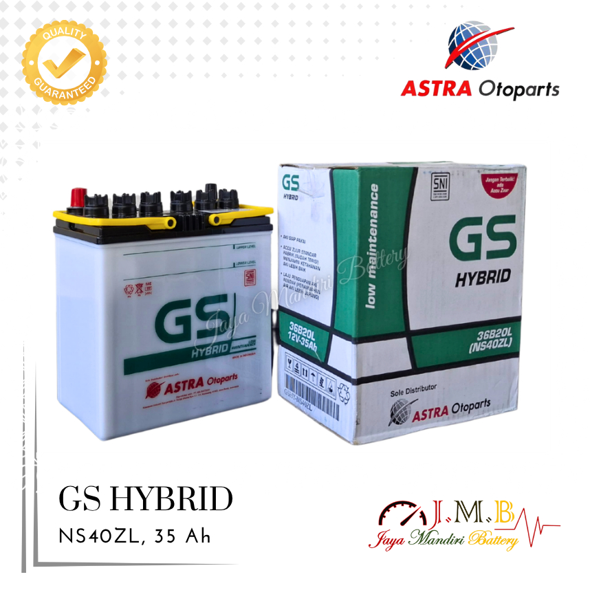 Jual Aki Mobil GS Astra Hybrid NS40ZL Untuk Mobilio, Agya, Brio, Ayla, Jazz | Shopee Indonesia