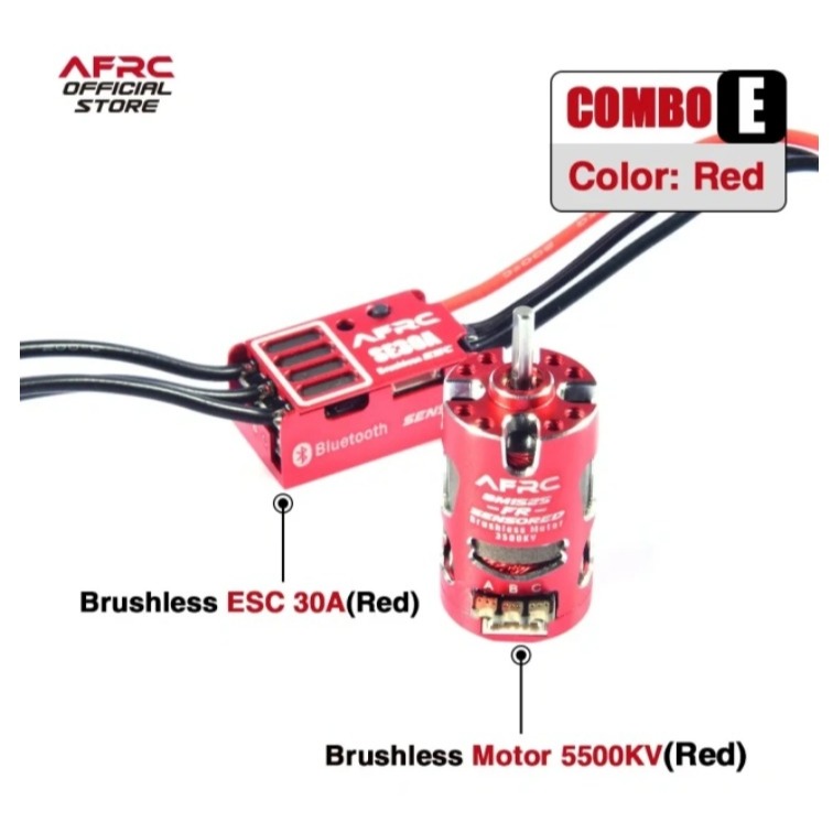 Jual AFRC Combo SE30A Brushless ESC + BM1525 Sensored Brushless 5500KV ...