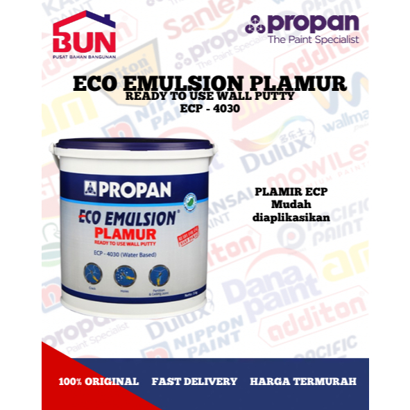 Jual Wall Filler tembok cat Plamur /Dempul Tembok Propan Eco Plamur Ecp ...