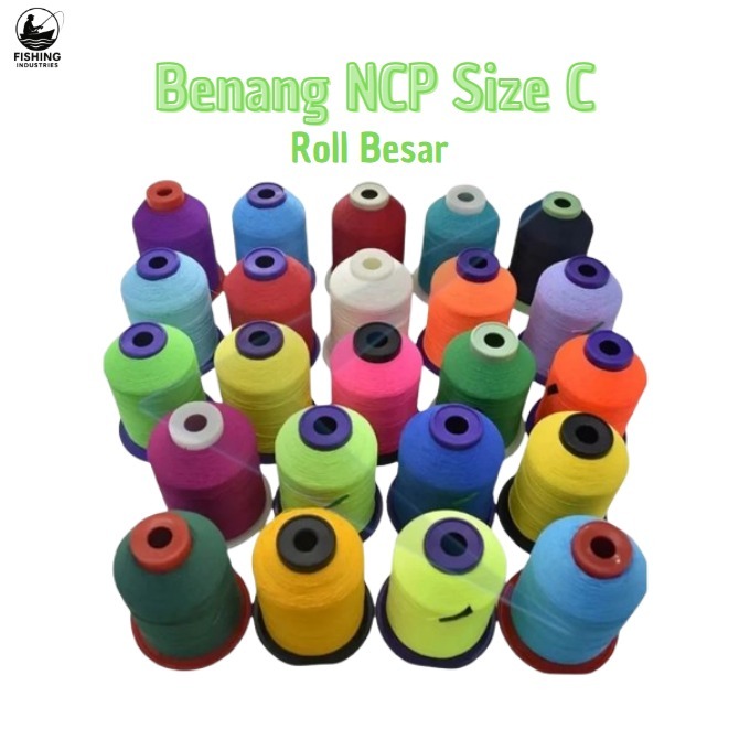 Jual Benang NCP Size C berbagai Warna Roll Besar | Shopee Indonesia