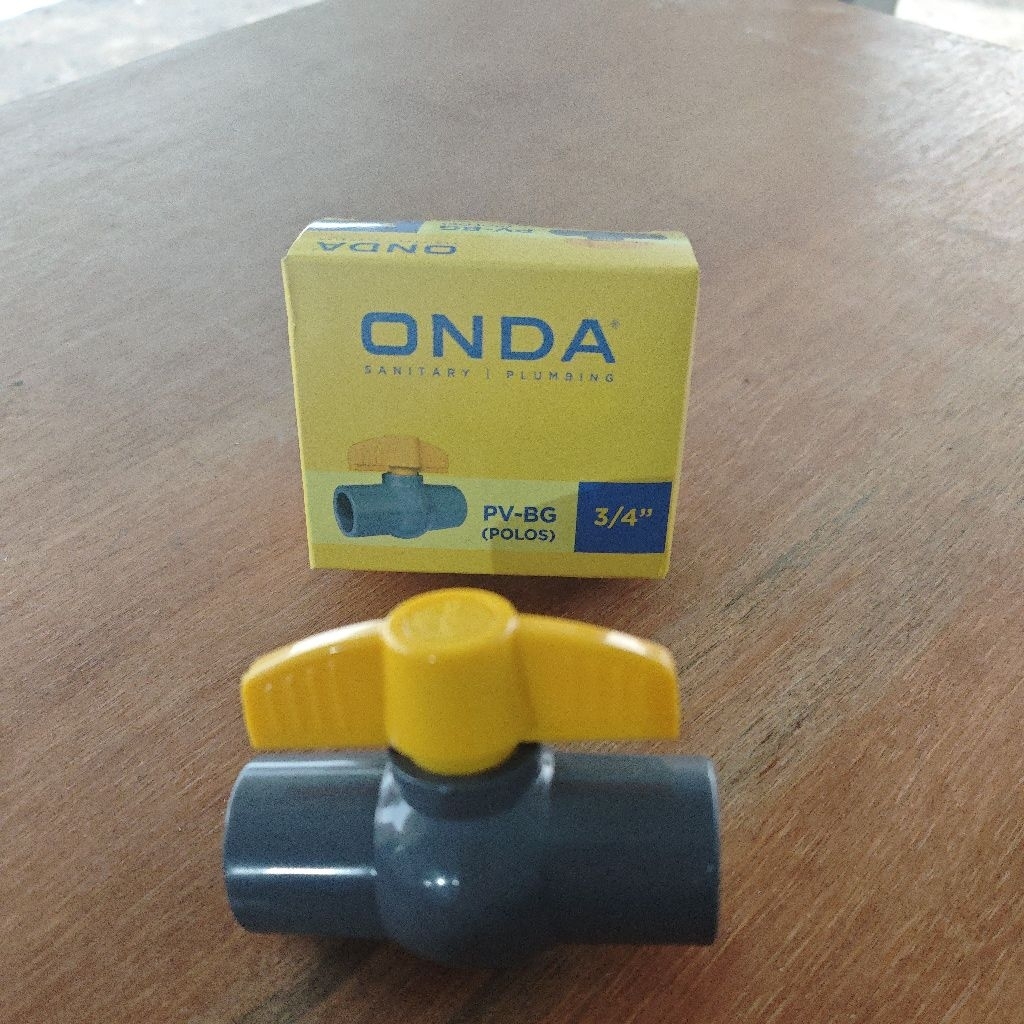 Jual Stop keran/Ball valve Onda 3/4" | Shopee Indonesia