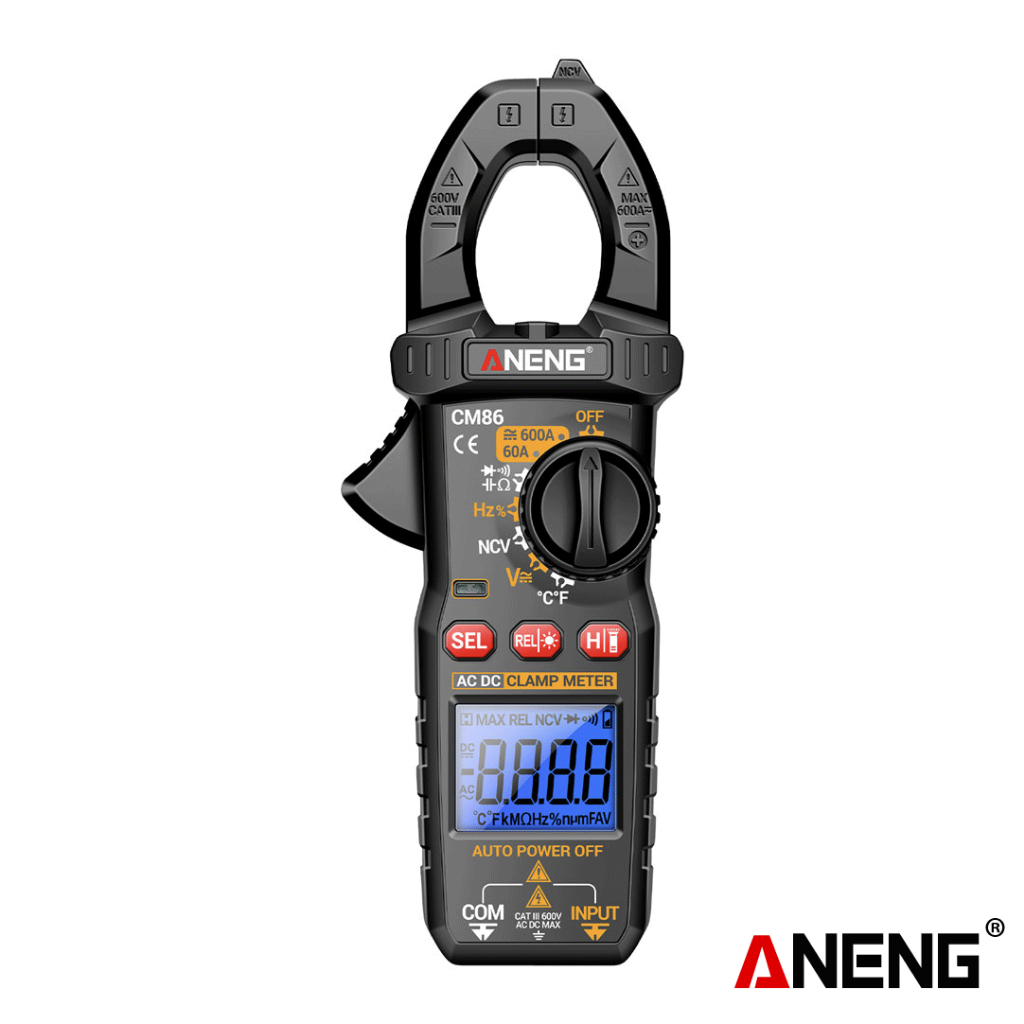 Jual Aneng CM86 Clamp Meter 600A AC/DC Current Voltage Diode Digital ...