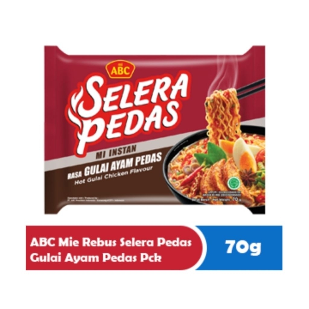 Jual Mie ABC Selera Pedas Gulai Ayam 1 Dus (40 pcs) | Shopee Indonesia