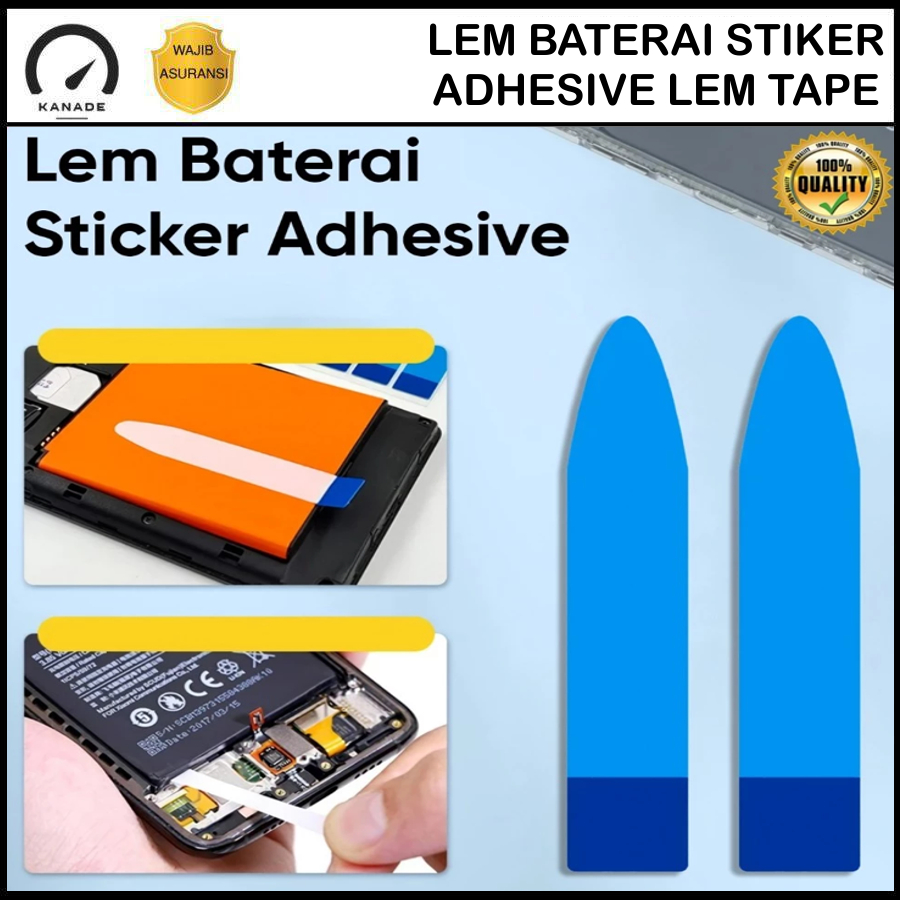 Jual Lem Baterai Stiker Adhesive Battery Adhesive Lem Tape Strip Stiker ...