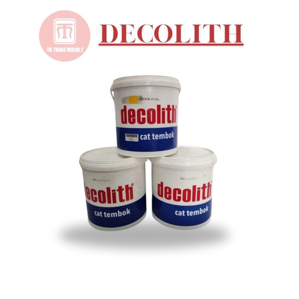 Jual CAT TEMBOK INTERIOR DECOLITH 5kg | Shopee Indonesia