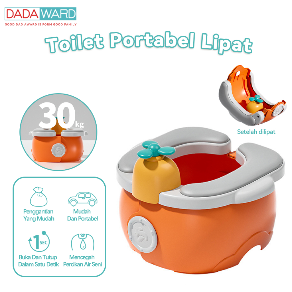 Jual DADAWARD Portable WC Training Anak Pispot Travel Potty Training ...