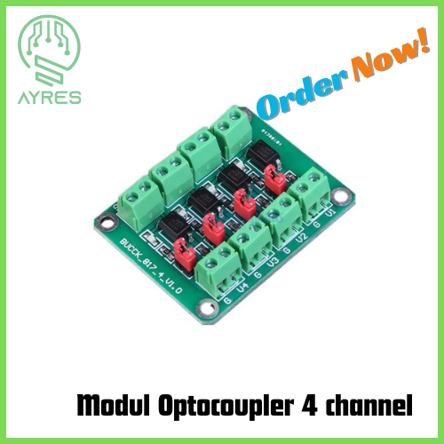 Jual AYRES PC817 4Ch Optocoupler 4 Channel Optical Isolation Isolator Module | Shopee Indonesia