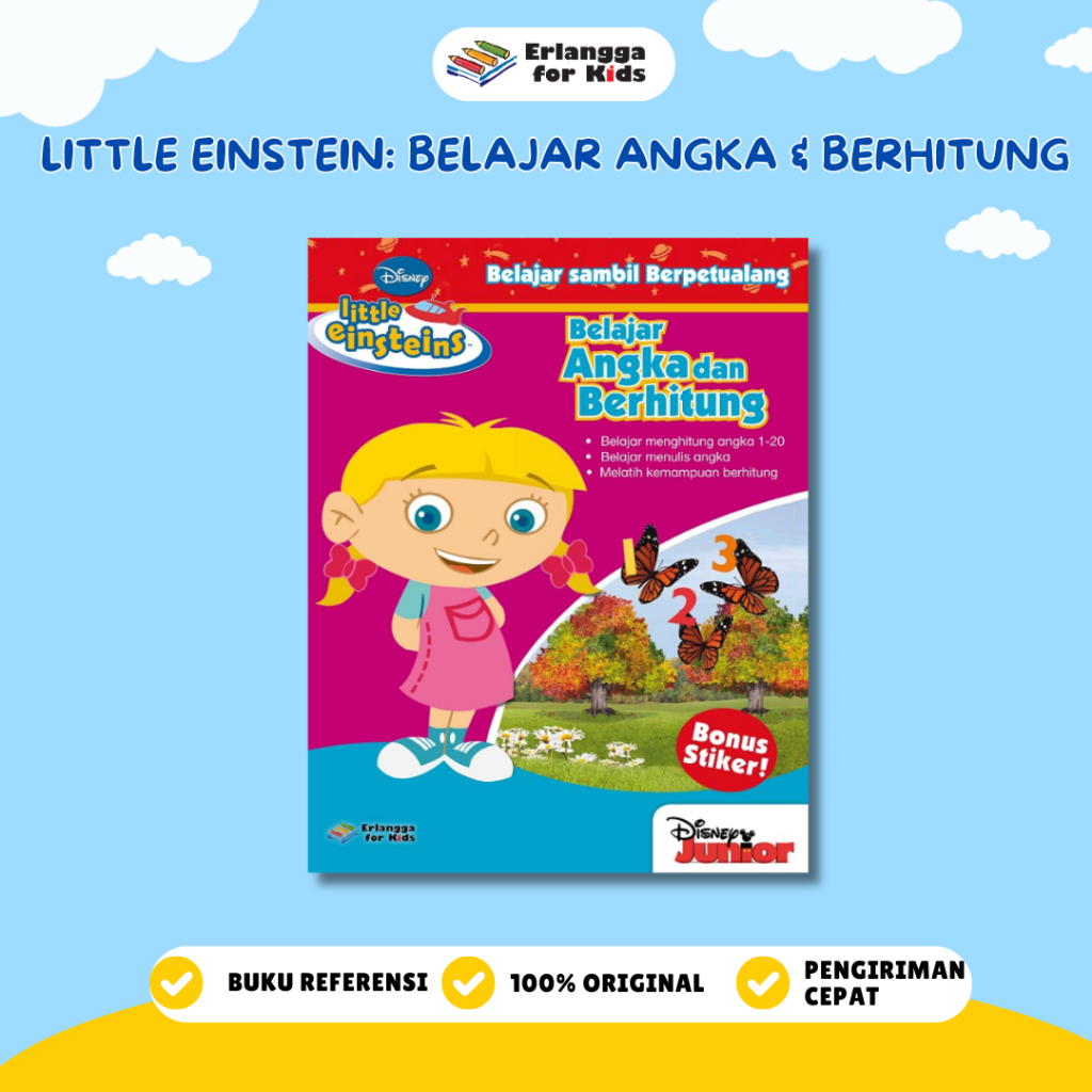 Jual [Erlangga] Buku Sale Anak: Little Einstein: Belajar Angka ...