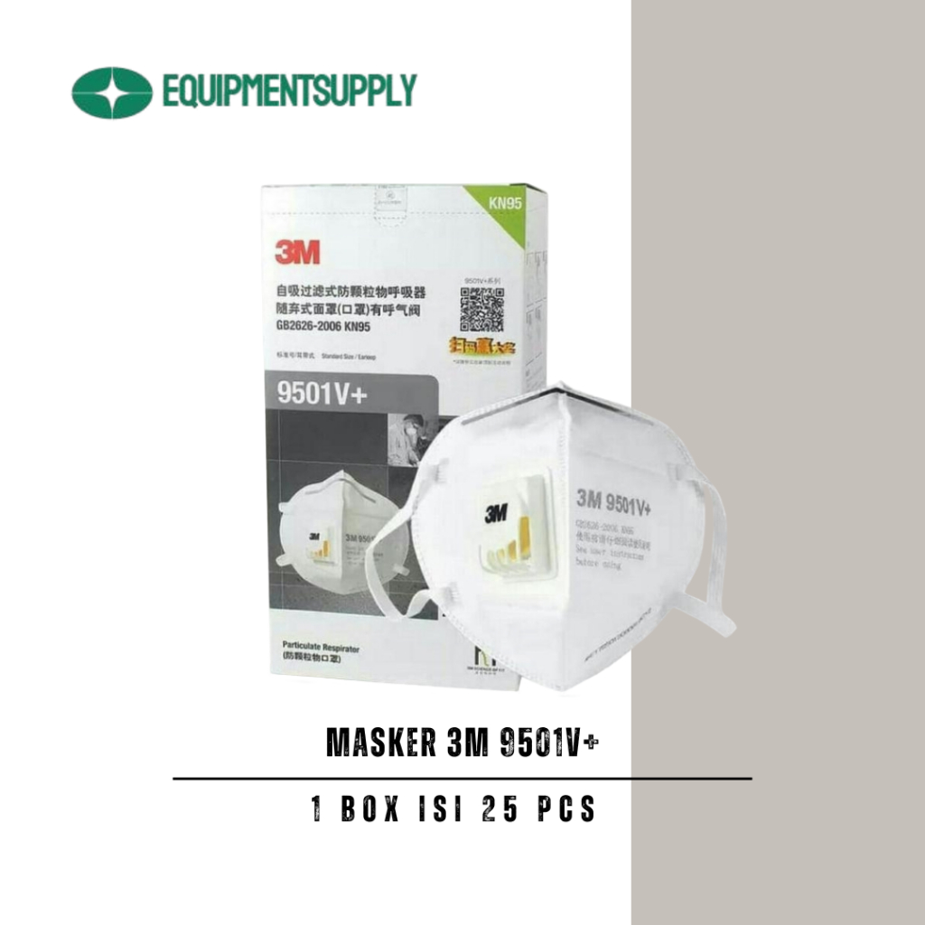 Jual Masker 3M 9501V+ KN95 isi 25 Kemasan Box | Shopee Indonesia