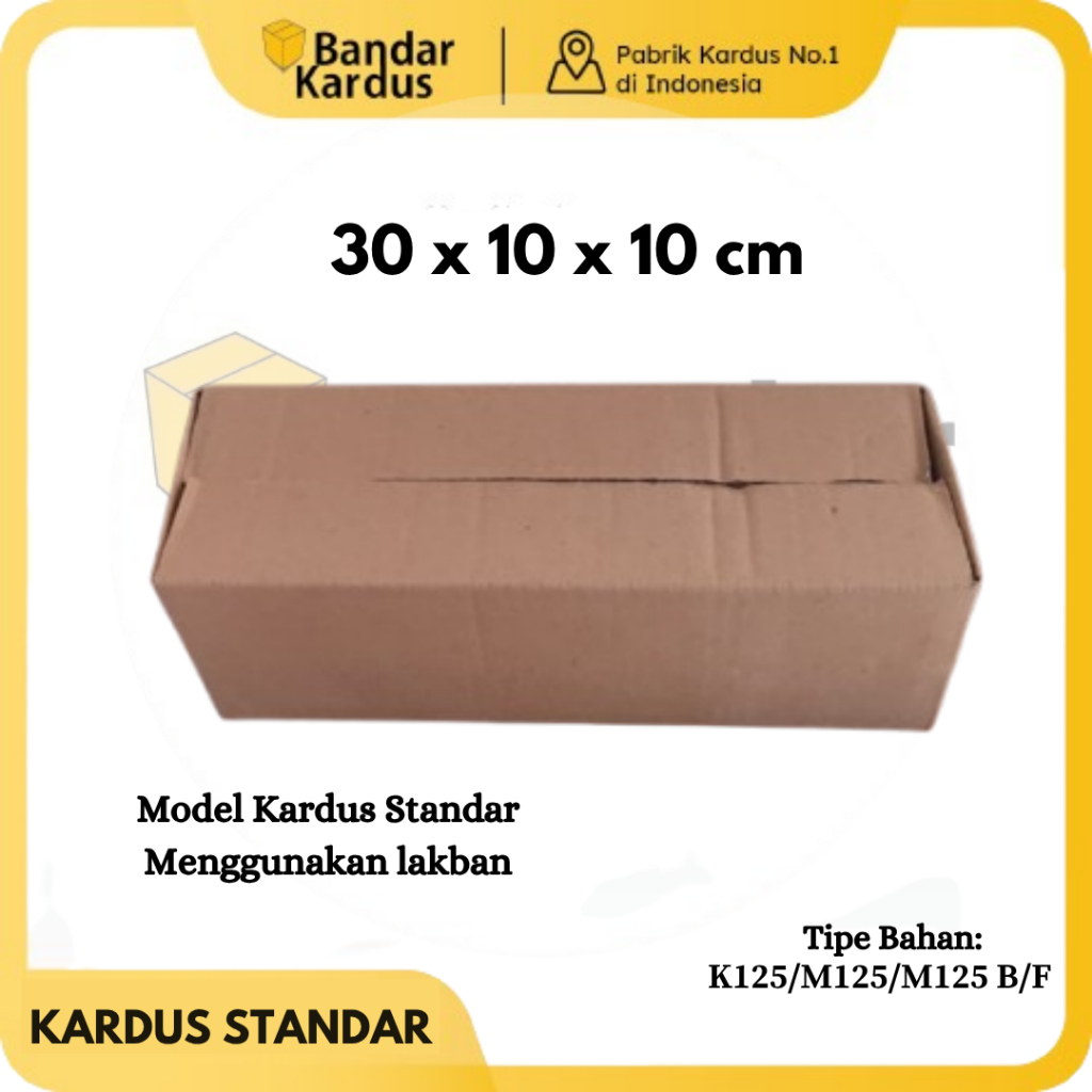 Jual Kardus Standar | Kardus Packing Multifungsi Uk 30x10x10 | Dus ...