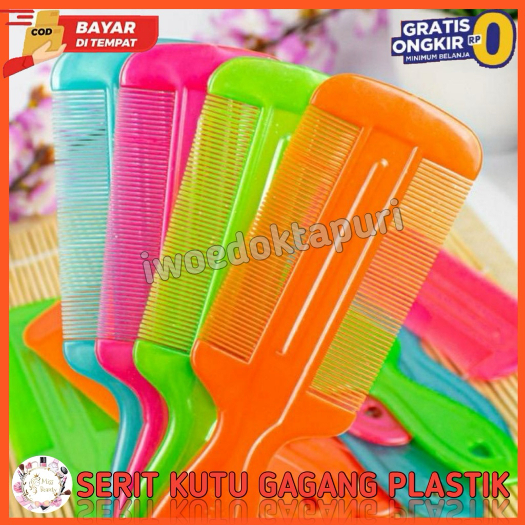 Jual IWD Sisir Serit Kutu Rambut Panjang dengan Gagang Plastik bukan ...