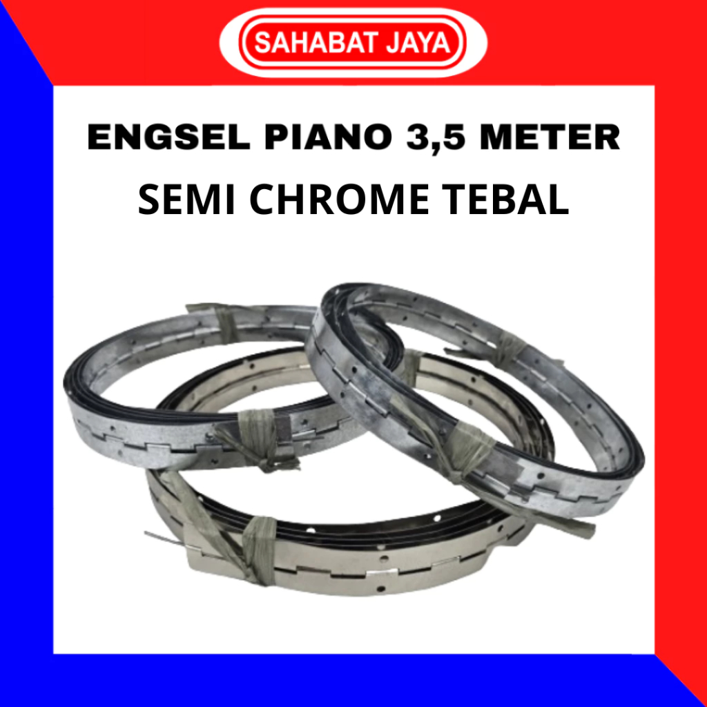 Jual Engsel Piano 3,5 Meter Roll SEMI CHROME TEBAL (Lemari Panjang 350 ...