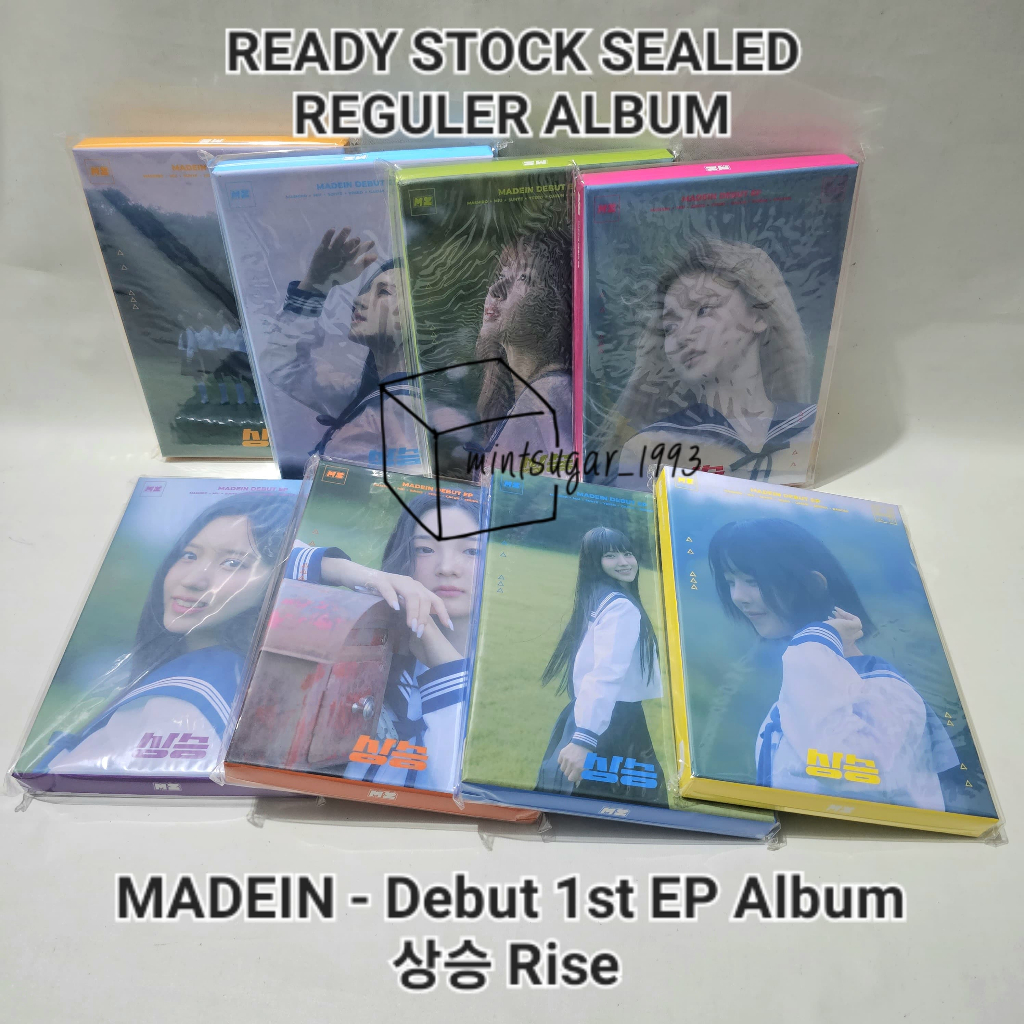 Jual [ READY NEW OFFICIAL ] MADEIN - Debut EP Album [ 상승 | RISE ] [ MADEIN ver | MASHIRO ver ...