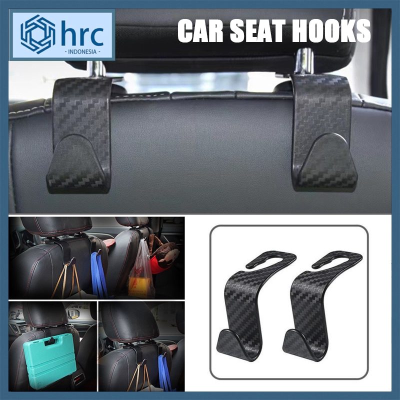 Jual Gantungan Hook Organizer Jok Mobil Karbon/ Car Headrest Hook ...