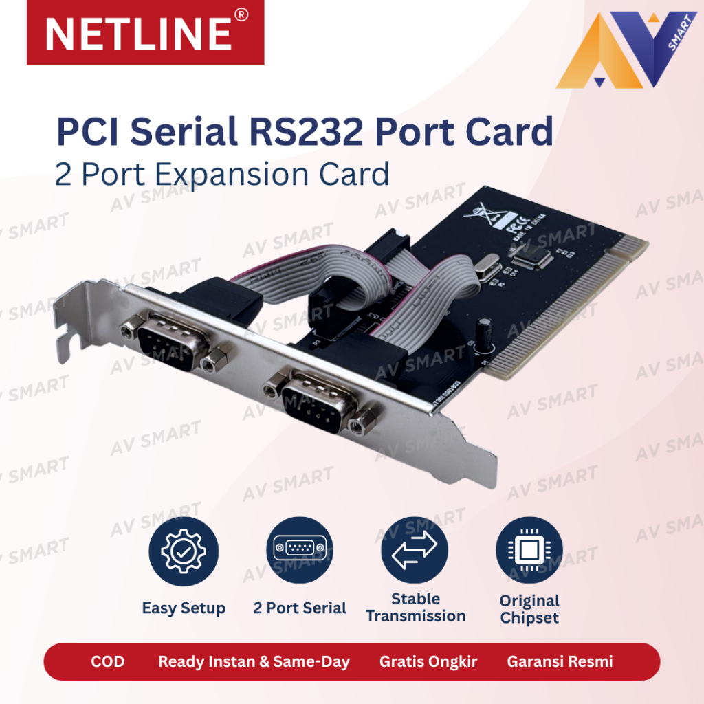Jual Netline PCIe I/O 2 Serial 1 Paralel Port Card PCI Express RS232 ...