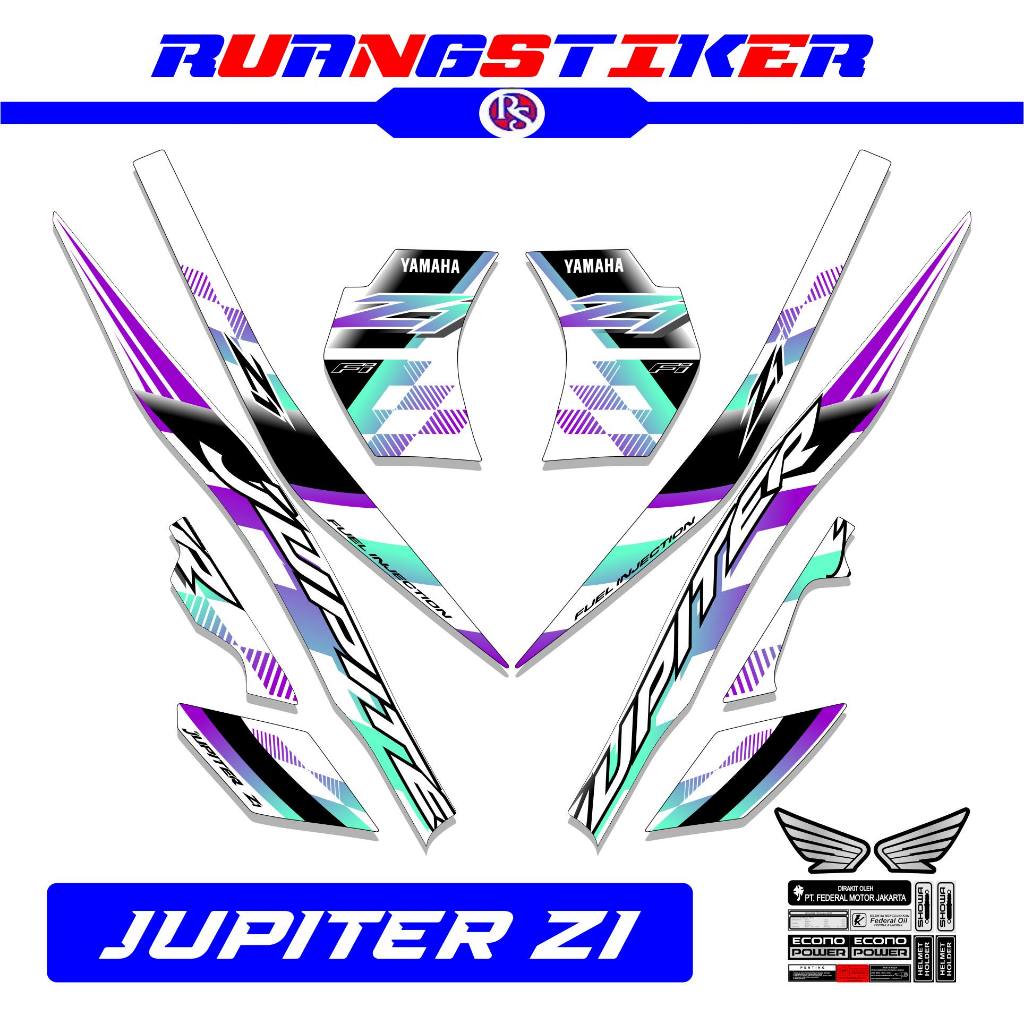 Jual STRIPING BODY YAMAHA JUPITER Z1 MOTIF 7 / 2015 / 2016 / 2017 ...