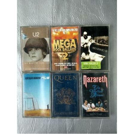 Jual Kaset Pita Lagu Lagu Barat Era 80 90 U2 Van Halen Queen Nazareth ...