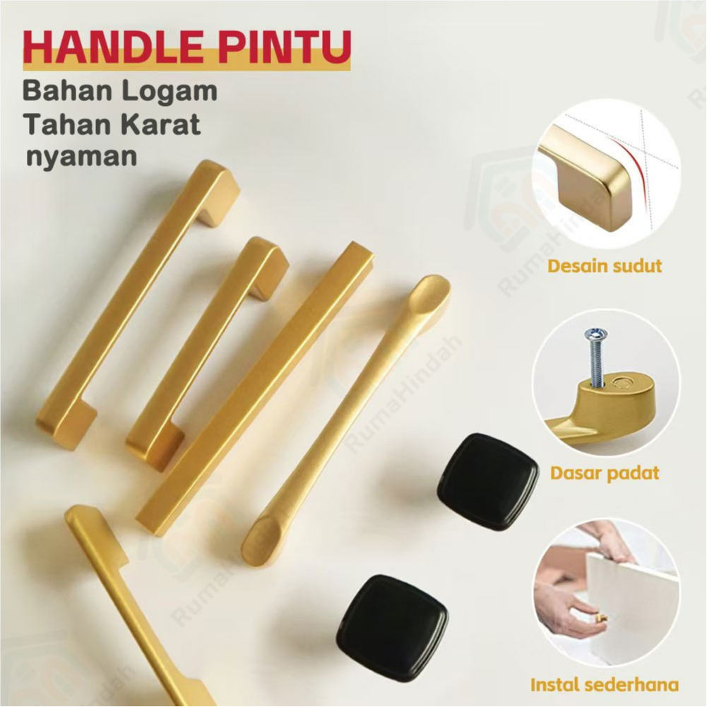 Jual [PROMO PAKETISI 1PAK/10]Handle Pintu Rumah/Kamar + Tarikan Laci ...