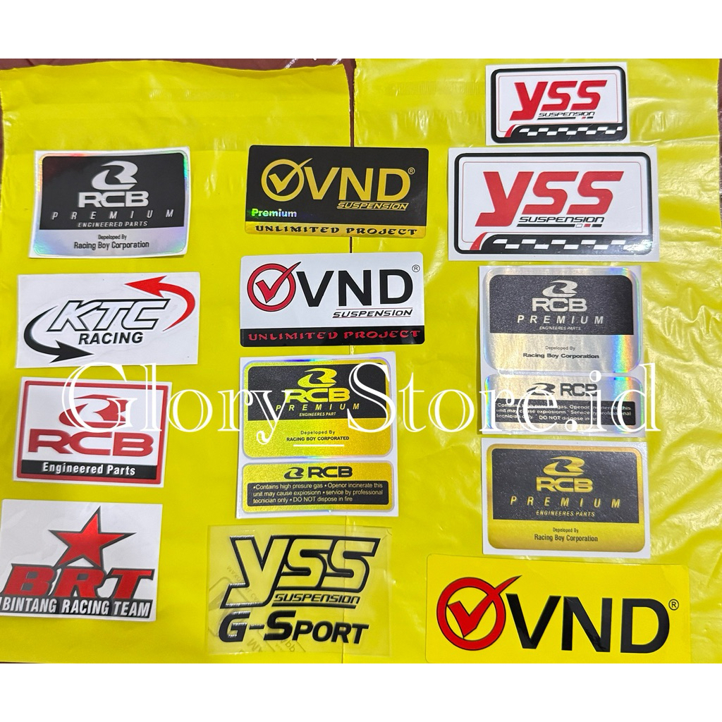 Jual Sticker Shock VND,RCB,YSS Stiker Motor | Shopee Indonesia