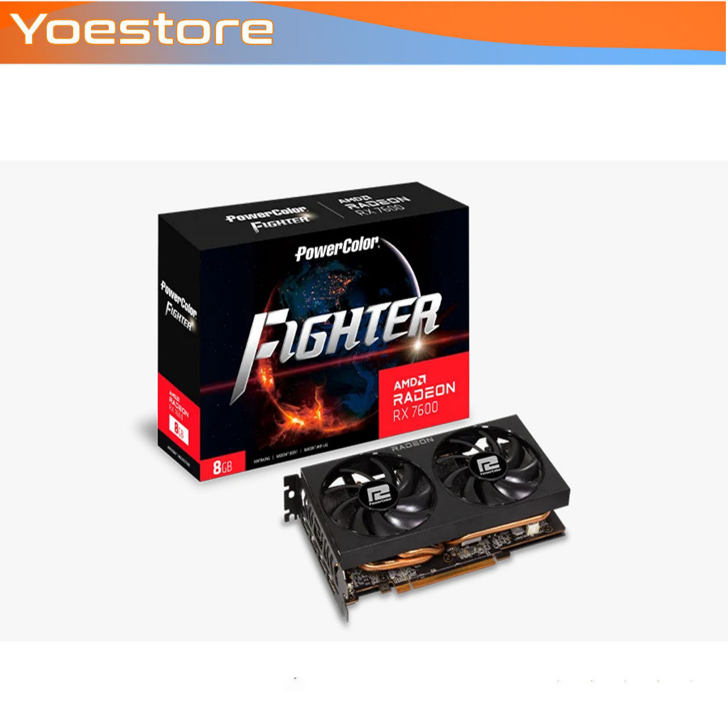 Jual POWERCOLOR RADEON RX 7600 FIGHTER 8GB GDDR6 | Shopee Indonesia