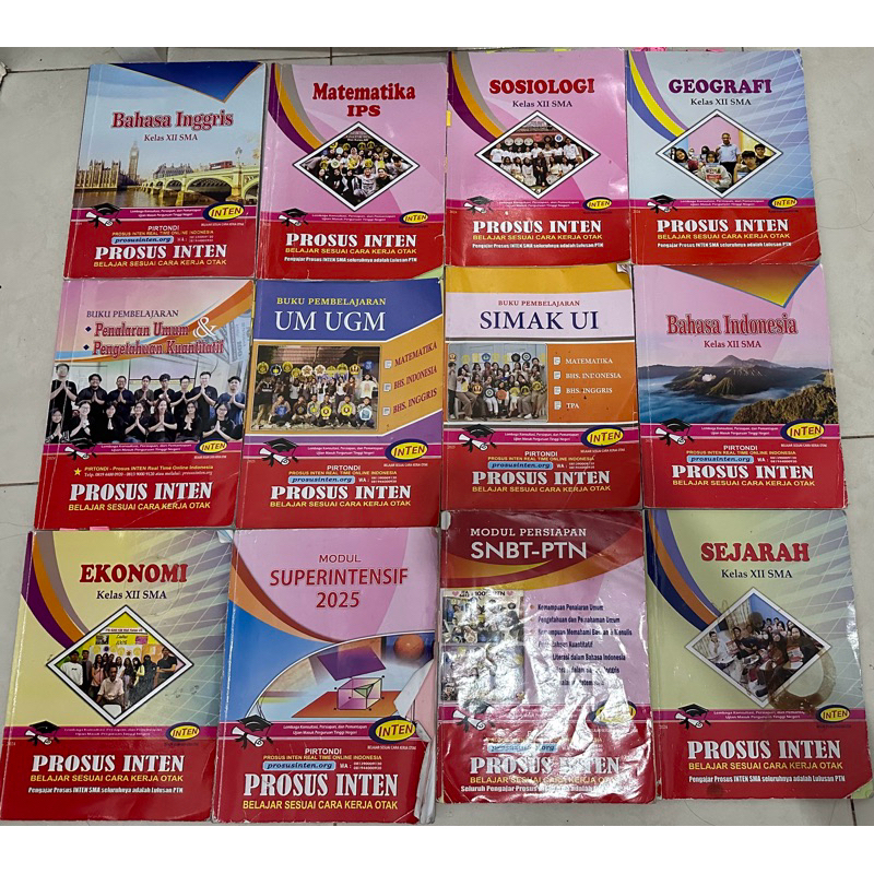 Jual (BONUS SOAL & PROGRESS) PRELOVED BUKU MODUL INTEN SNBT UTBK PTN ...