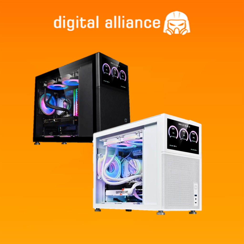 Jual DIGITAL ALLIANCE PC CASING AMP MATX BLACK W/LED 8 DISPLAY | Shopee Indonesia