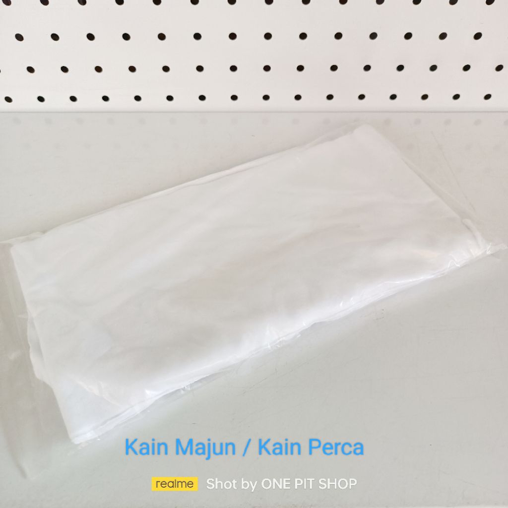 Jual KAIN MAJUN / KAIN PERCA POLES KOMPON PUTIH PUTIH LAP ECER ECERAN ...