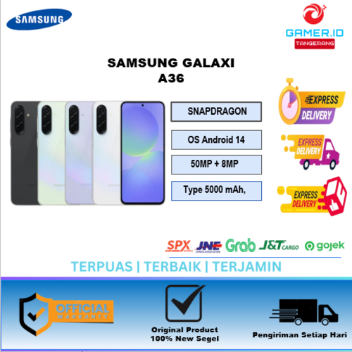 Jual Handphone Sasmsung Galaxy A36 5G 8gb 256gb | Shopee Indonesia